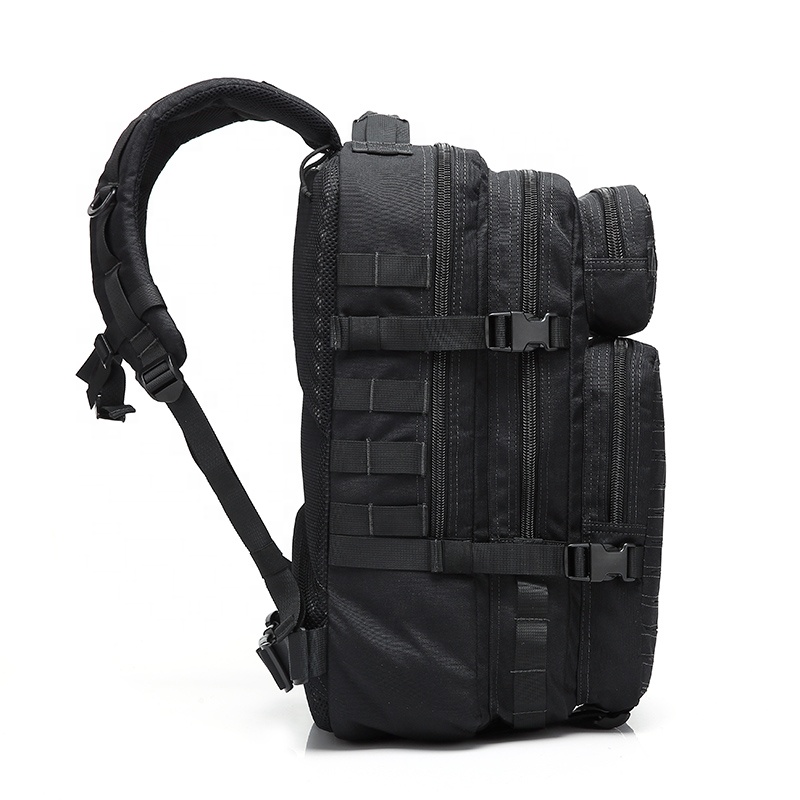 Rucksack with laser cutting molle system